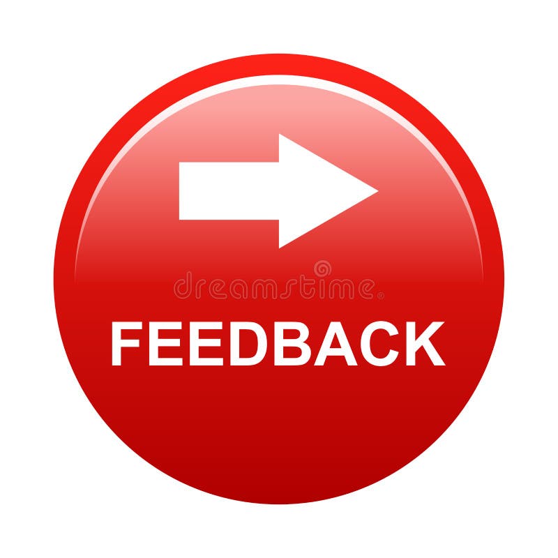 Feedback button stock vector. Illustration of ecommerce - 131249909