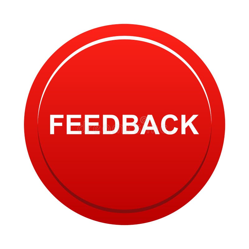 Feedback button stock vector. Illustration of buttons - 131249939