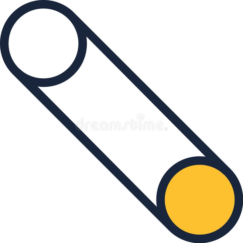 Simple Vector Illustration of a Safety Pin, a Versatile Tool Used for ...