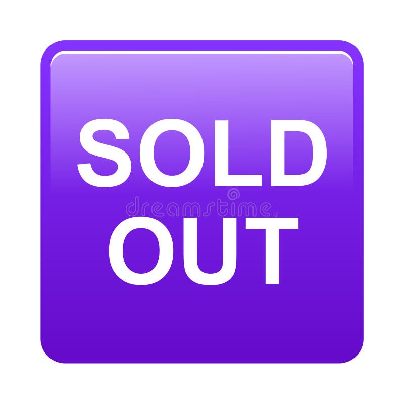 Sold out button stock vector. Illustration of abstract - 124628231