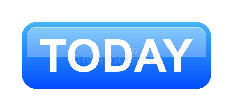 Today button stock vector. Illustration of blue, advertising - 123670484