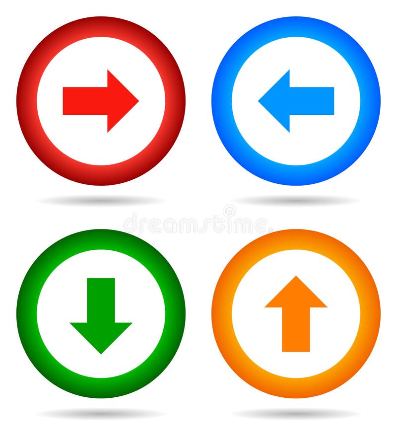 Next and back icons stock vector. Illustration of circle - 88465263