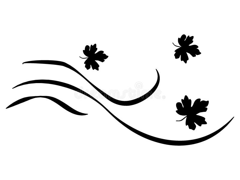 Weather Forecast App Icon for Wind Stock Vector - Illustration of icon ...