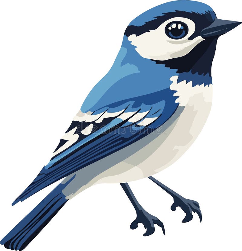 Simple vector jay clipart stock vector. Illustration of graphic - 350476980