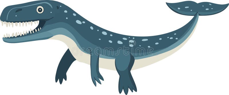 Simple Vector Kronosaurus Clipart Ilustración del Vector - Ilustración de minimalista, icono ...