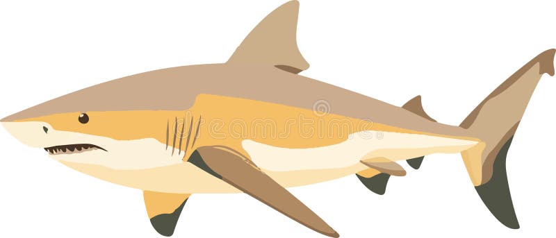 Simple Vector Lemon Shark Clipart Stock Vector - Illustration of basic ...