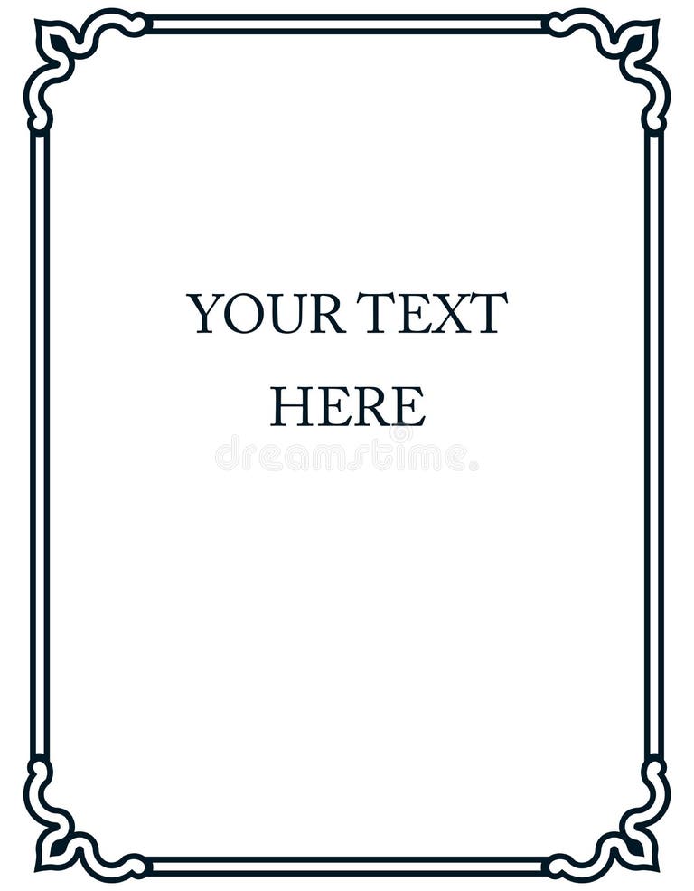 Simple Poster Border Stock Illustrations – 61,473 Simple Poster Border ...