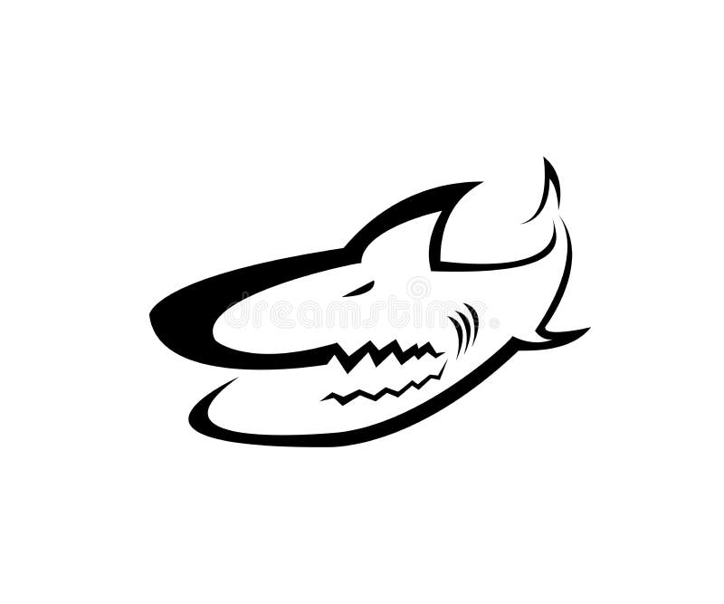 Simple Shark Stock Illustrations – 4,807 Simple Shark Stock ...