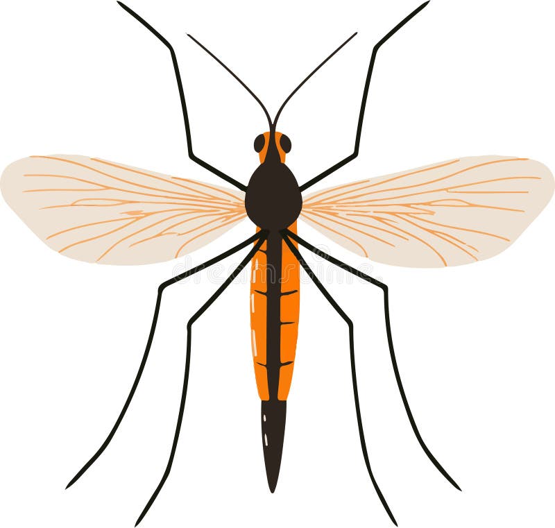 Simple Vector Midge Clipart Stock Vector - Illustration of cute, vector ...