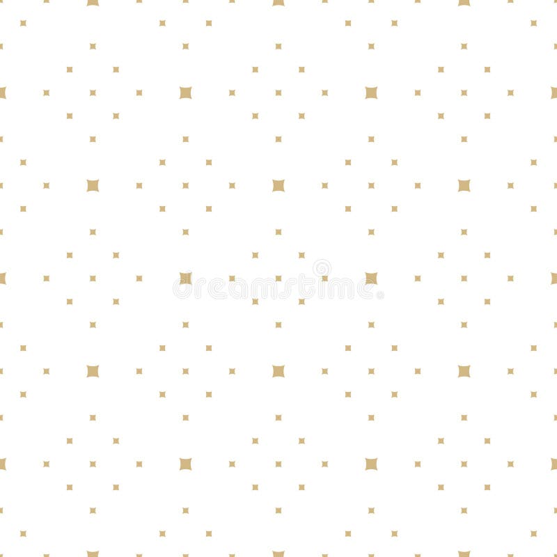 Simple Vector Minimalist Geometric Seamless Pattern with Small Golden ...