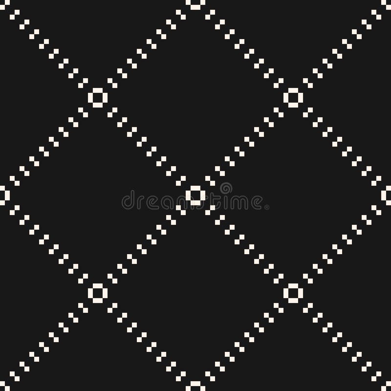Simple Vector Minimalist Seamless Pattern with Tiny Squares in Diagonal ...