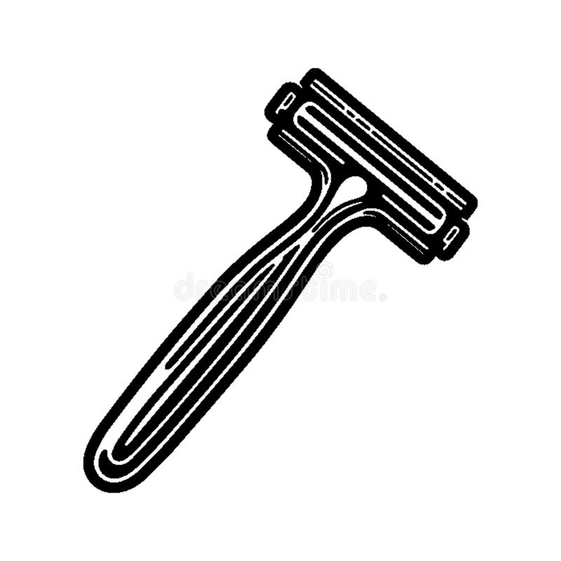 Simple Vector Razors Icon Logo Design Illustration. Stock Vector ...