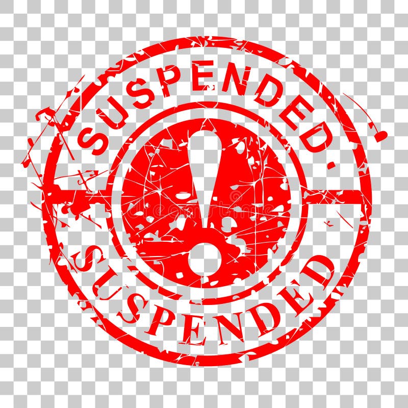 Simple Vector Rectangle Red Rubber Stamp, Suspended, at Transparent ...