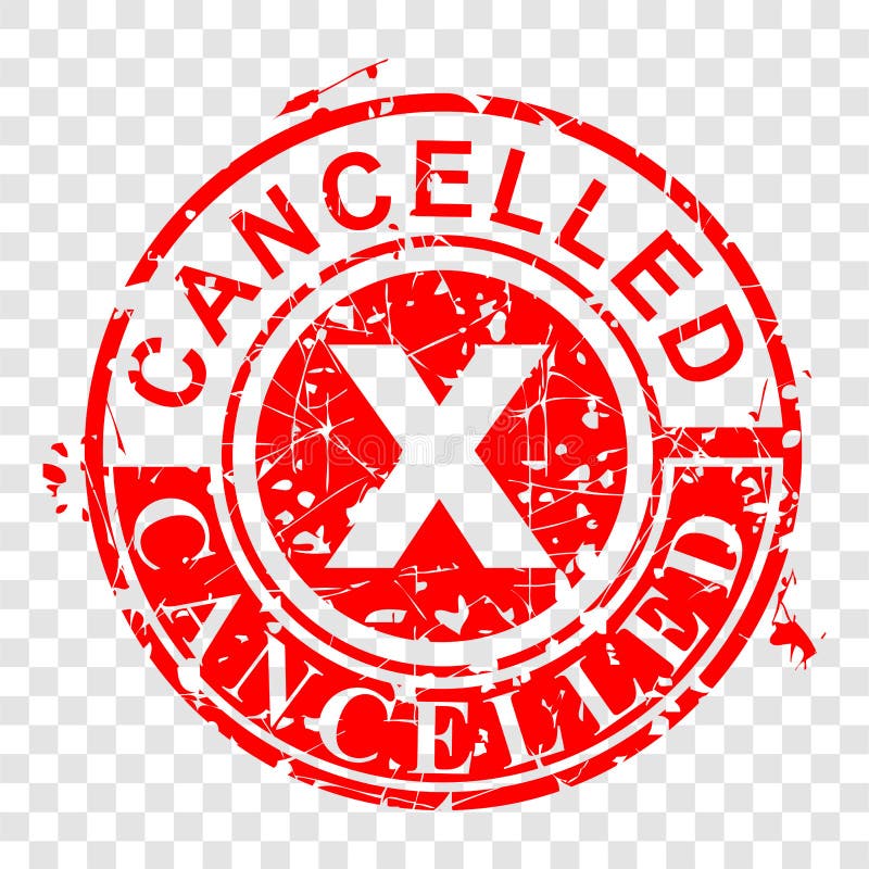 Cancelled Transparent Stock Illustrations – 258 Cancelled Transparent ...