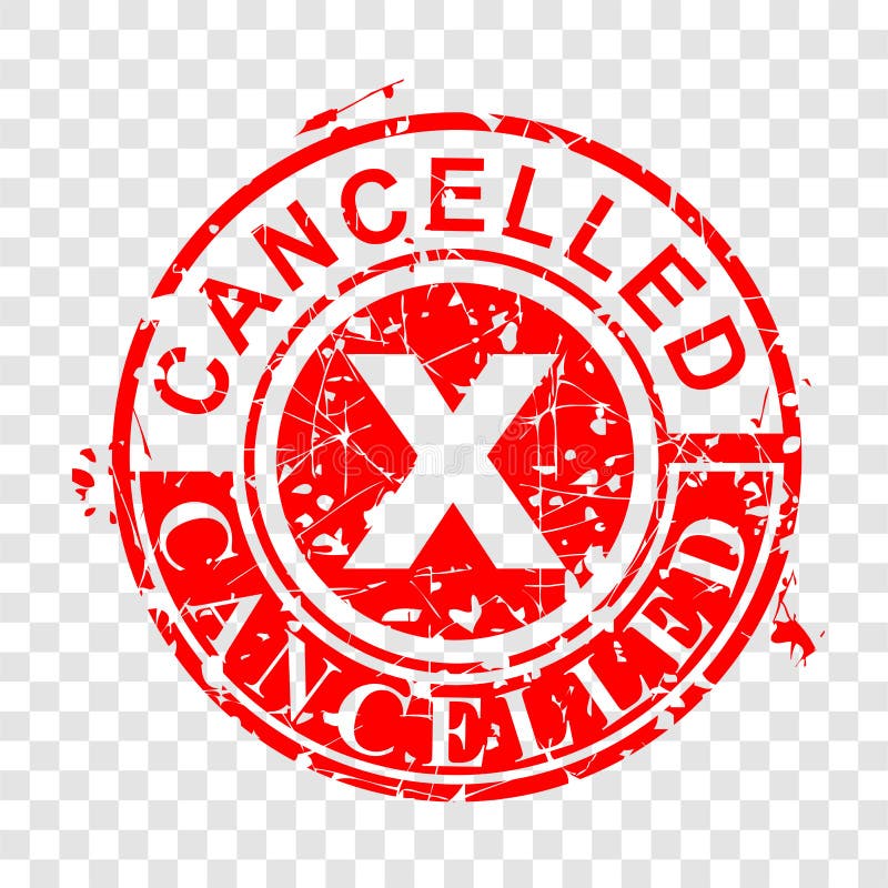 Cancelled Transparent Stock Illustrations – 269 Cancelled Transparent ...