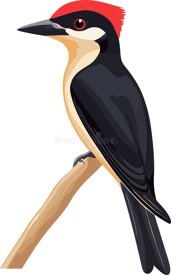 Simple Vector Redbilled Oxpecker Clipart Stock Vector - Illustration of ...