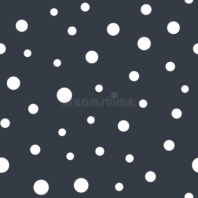 Simple Vector Seamless Pattern with White Circles on a Blue Background ... Simple Vector Seamless Pattern with White Circles on a Blue Background ...