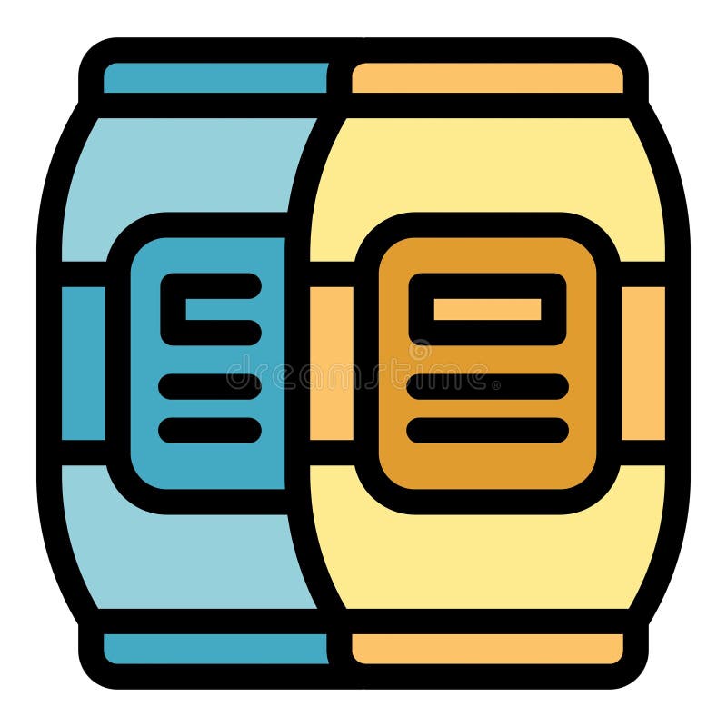 Two Protein Powder Cans Being Side by Side on White Background Stock ...