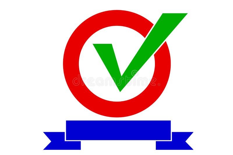 Simple Vector, Sign, Checked, Isolated on White Stock Vector ...