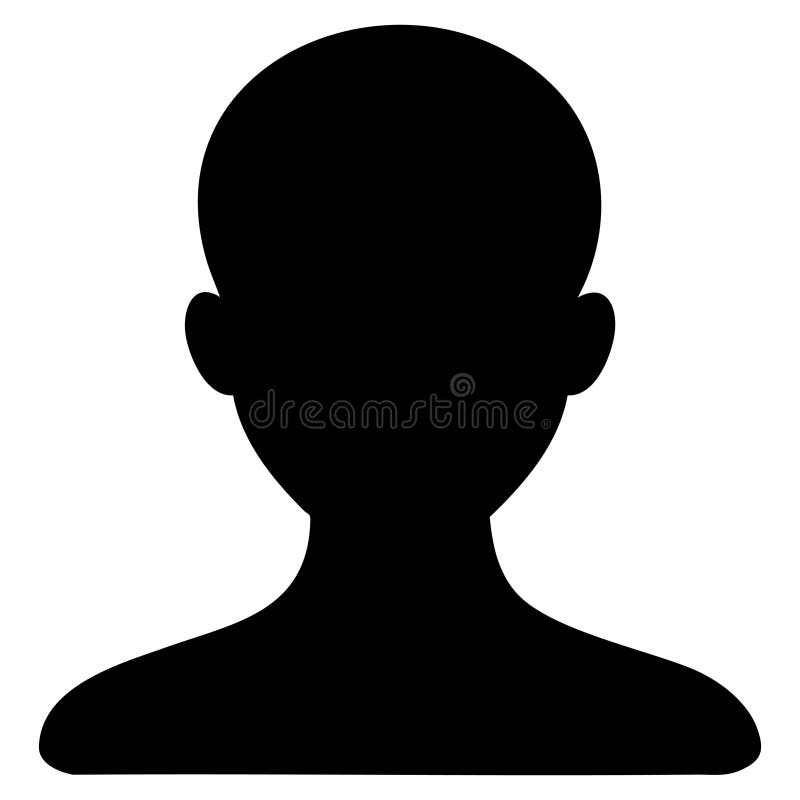 Silhouette of a Person in a Black Vector Style Against a White ...
