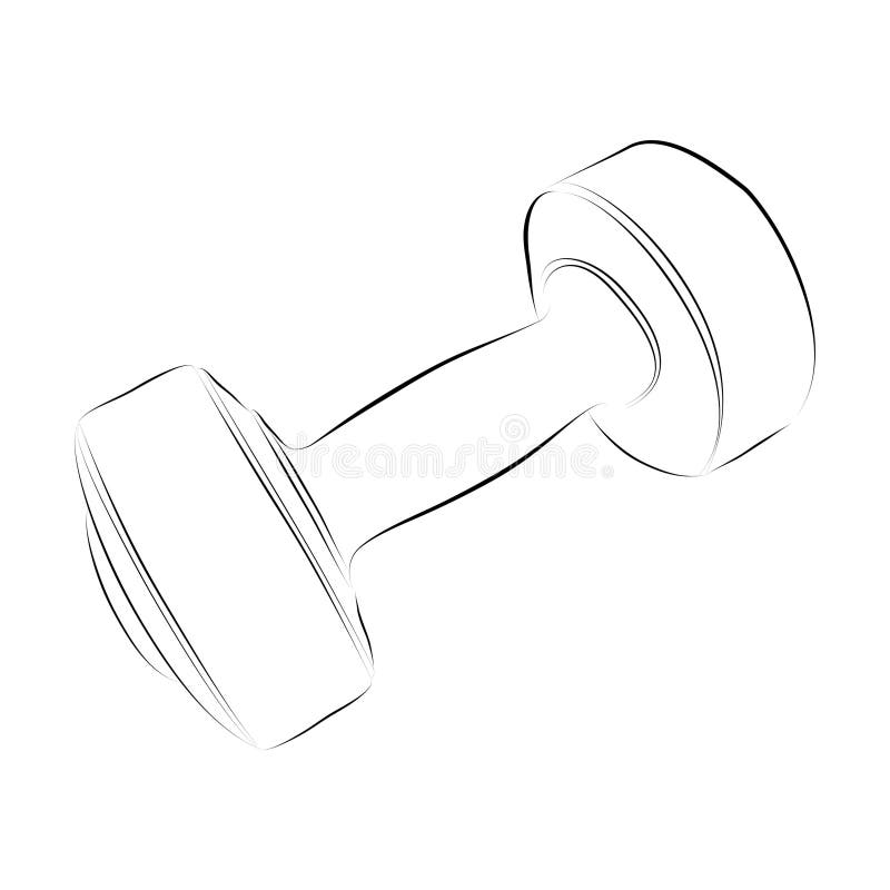 Dumbbel Dumbell Stock Illustrations – 58 Dumbbel Dumbell Stock ...