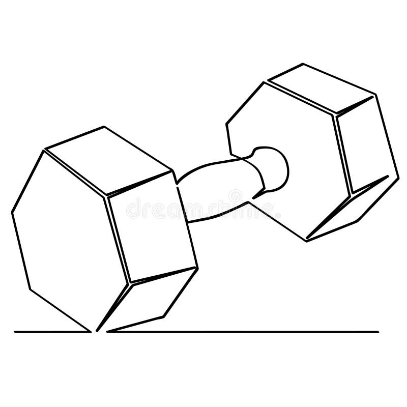 Simple Sketch Dumbbell Stock Illustrations – 229 Simple Sketch Dumbbell ...
