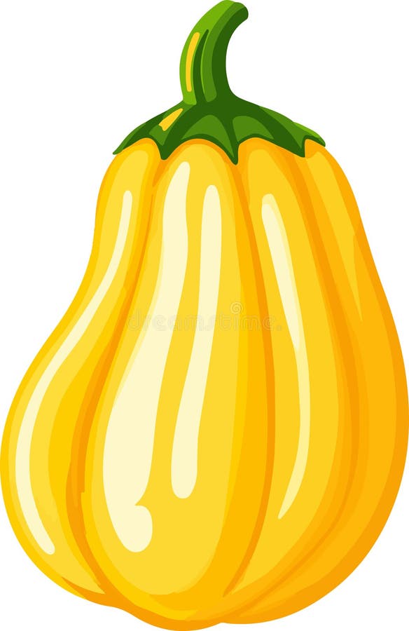 Simple Vector Squash Clipart Stock Vector - Illustration of flat, creative: 350478767