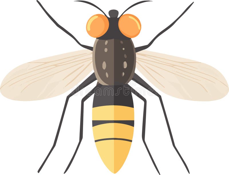 Simple Vector Tsetse Fly Clipart Stock Vector - Illustration of tsetse ...