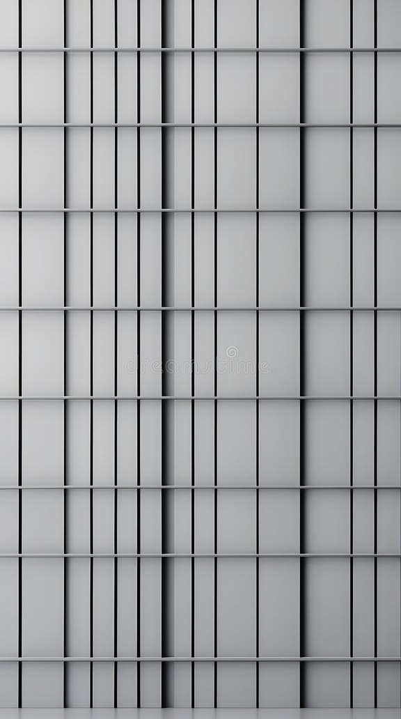 Simple Vertical Grid Pattern in Soft Gray Tones for Modern Wallpaper ...