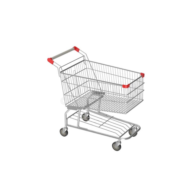 A Simple View of a Trolley Up Close To Complete Your Design Needs Stock ...