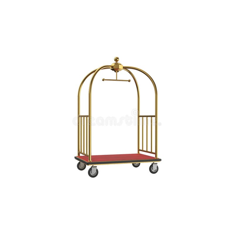 A Simple View of a Trolley Up Close To Complete Your Design Needs Stock ...