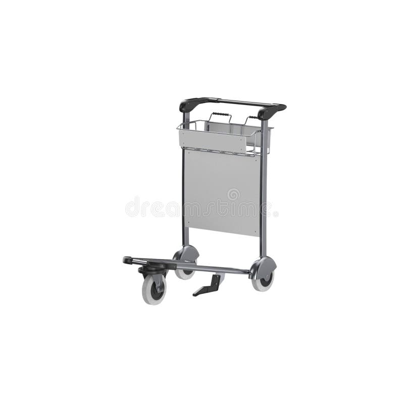 A Simple View of a Trolley Up Close To Complete Your Design Needs Stock ...