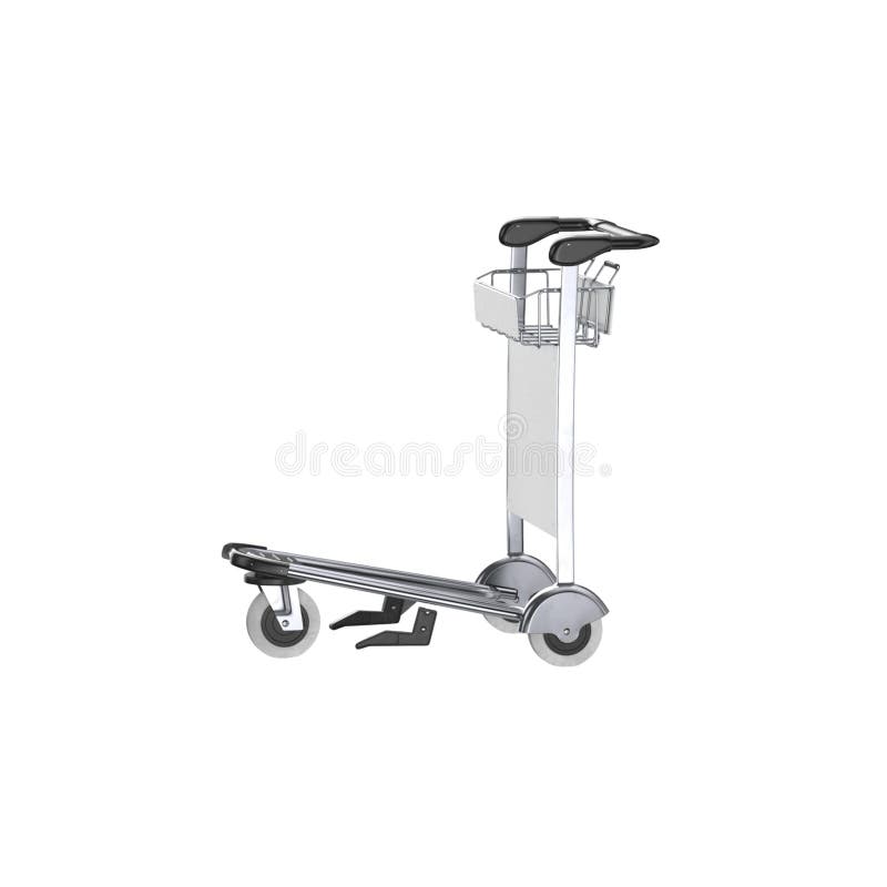 A Simple View of a Trolley Up Close To Complete Your Design Needs Stock ...