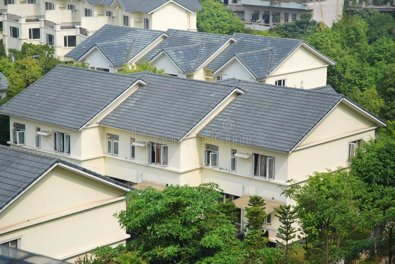 Simple villa stock photo. Image of apartment, family - 34011032