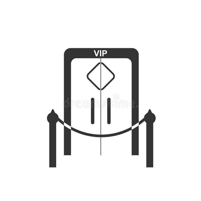 Simple VIP Zone Icon for Websites and Apps Stock Vector - Illustration ...