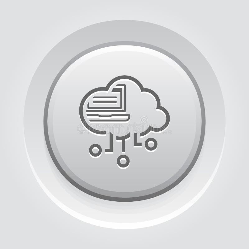 Simple Virtual Desktop Vector Icon Stock Illustration - Illustration of ...