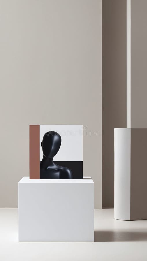 Simple Visual with Bold Subject Against a Crisp Neutral Background and ...