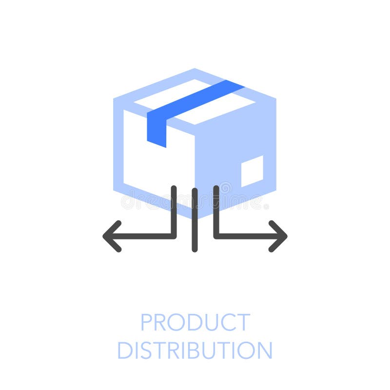Simple Visualised Product Distribution Icon Symbol Stock Vector ... Simple Visualised Product Distribution Icon Symbol Stock Vector ...