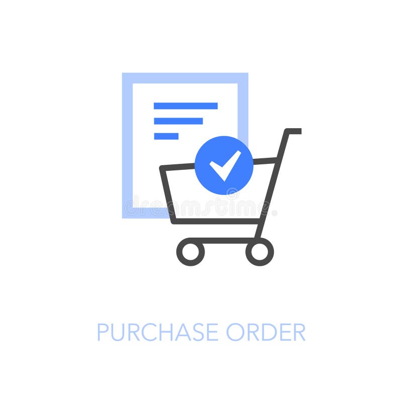 Purchase Order Icon Purchase Order Icon Stock Illustrations, Cliparts