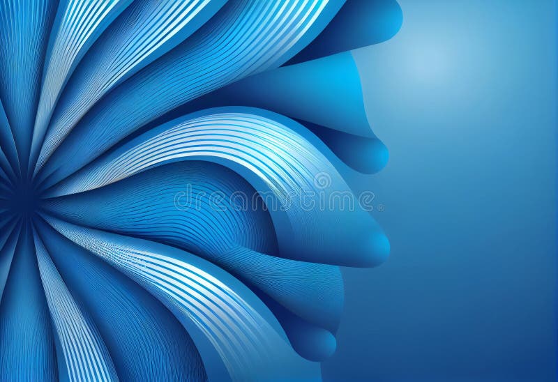 Simple Wallpaper Design Blue Color. Generative AI Stock Illustration ...