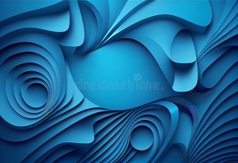 Simple Wallpaper Design Blue Color. Generative AI Stock Illustration ...