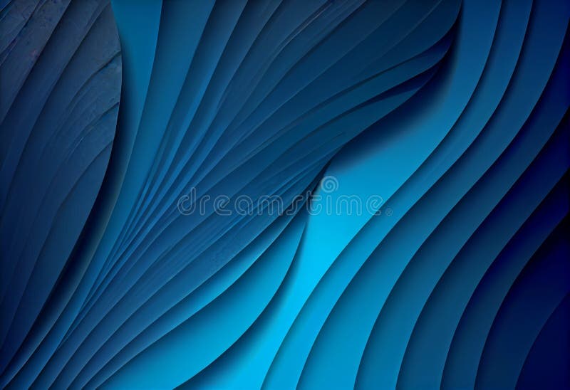 Simple Wallpaper Design Blue Color. Generative AI Stock Illustration ...