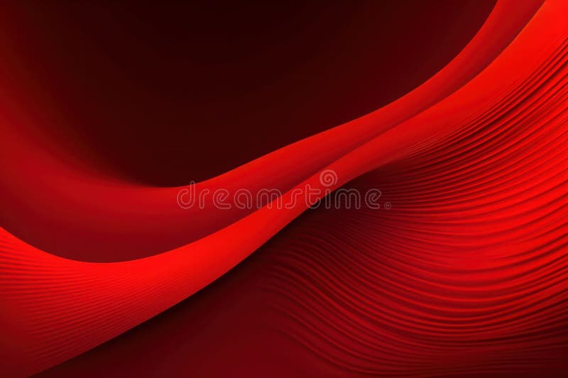 Simple Wallpaper Design Red Color. Generative AI Stock Illustration ...