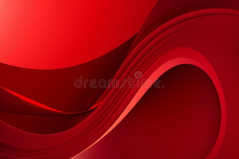 Simple Wallpaper Design Red Color. Generative AI Stock Illustration ...
