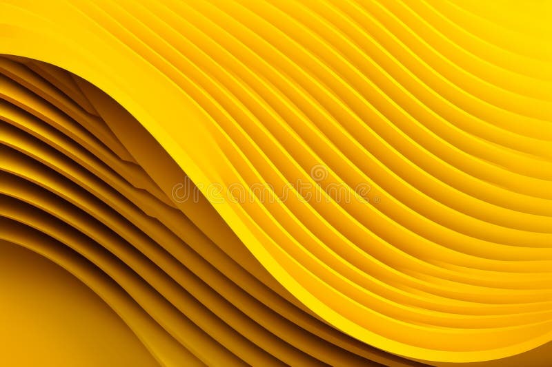 Simple Wallpaper Design Yellow Color. Generative AI Stock Illustration ...