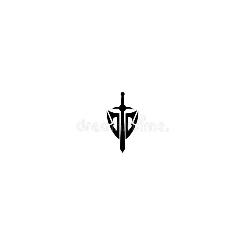 Simple War Shield Vector Icon Stock Vector - Illustration of background ...