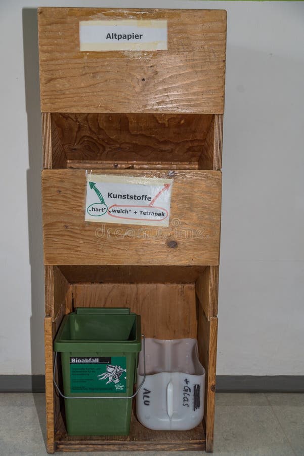 Simple Waste Separation with a System Editorial Stock Photo - Image of ...