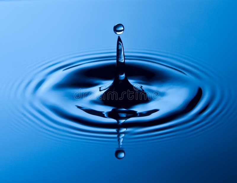 Simple water drop stock image. Image of simple, clean - 16360261