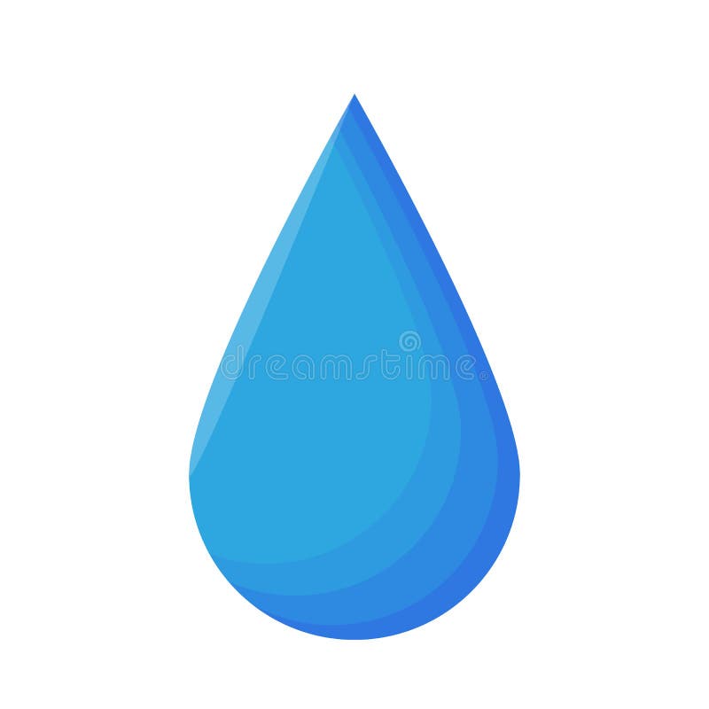 Gradient Water Droplets Icon. Vector. Stock Vector - Illustration of ...