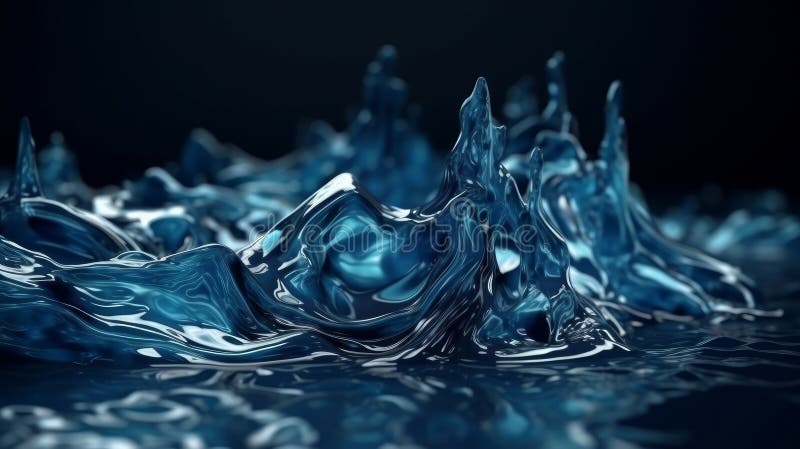Simple Water Texture Background, Wallpaper. Generative Ai Stock Photo ...